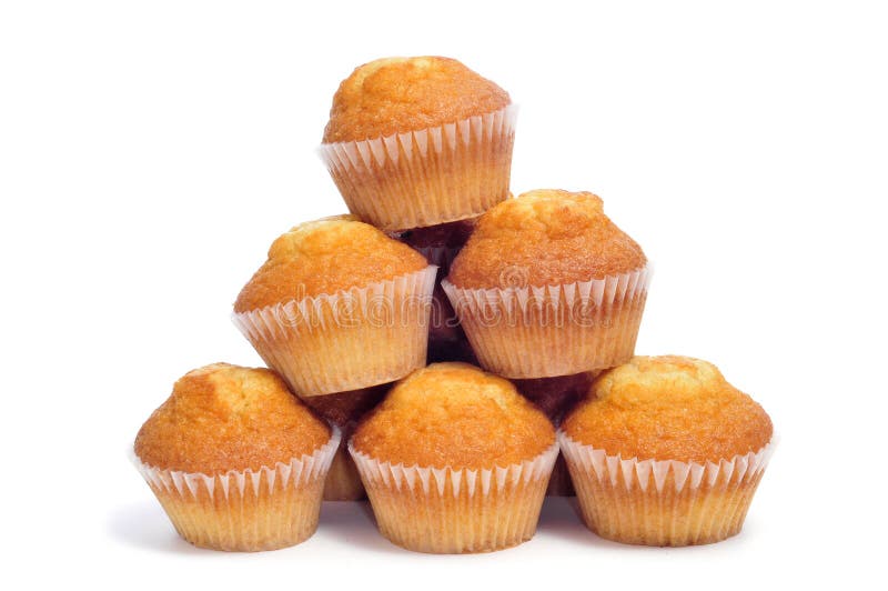 Plain cupcakes stock image. Image of bake, baked, meal - 17589217