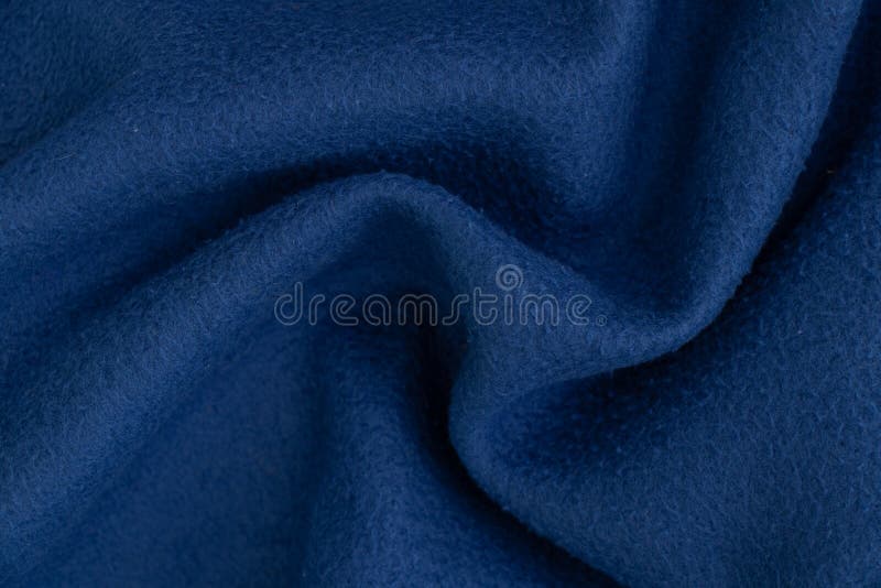 Plain Dark Blue Fabric Made of Artificial Materials As a Wallpaper ...