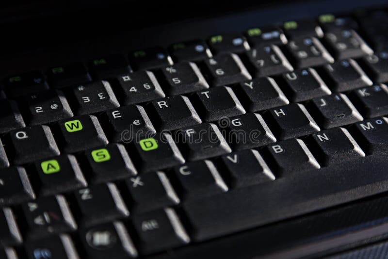 Plain Data Keyboard from a Laptop Computer Editorial Stock Image ...