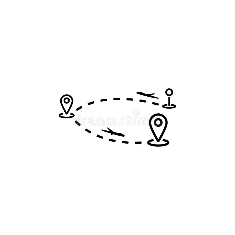 Plain, Direction, Location Icon. Element of Web Navigation Icon for ...