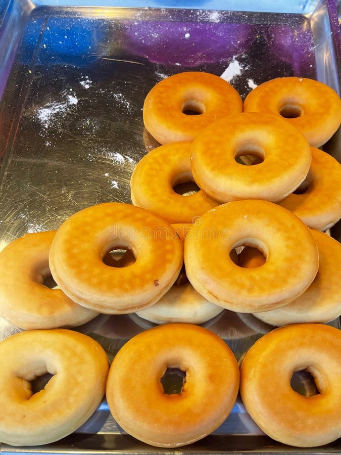 Plain donut stock image. Image of tasty, cake, baked - 308914997