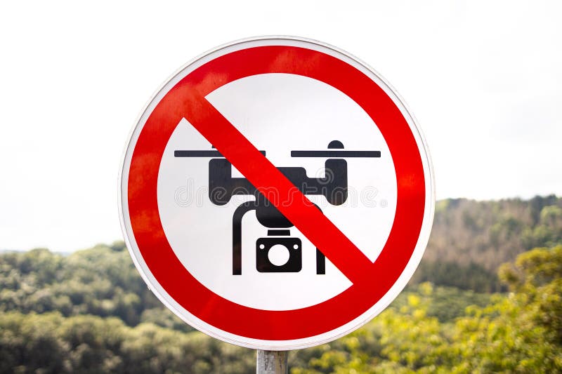 Plain drone ban sign stock photo. Image of drone, danger - 323937656