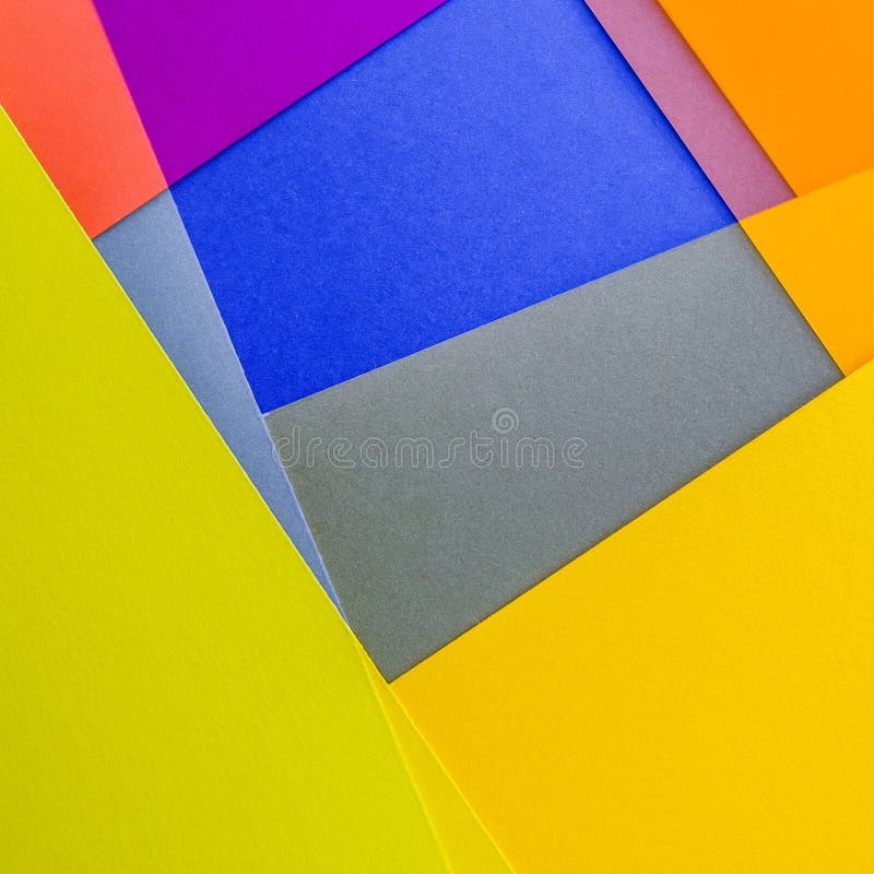 Plain Geometric Graphic Background with Colored Paper Stock Image ...