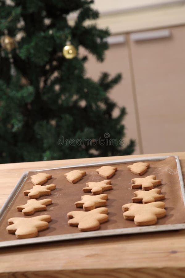 Plain gingerbread man stock photo. Image of tray, activity - 33669568