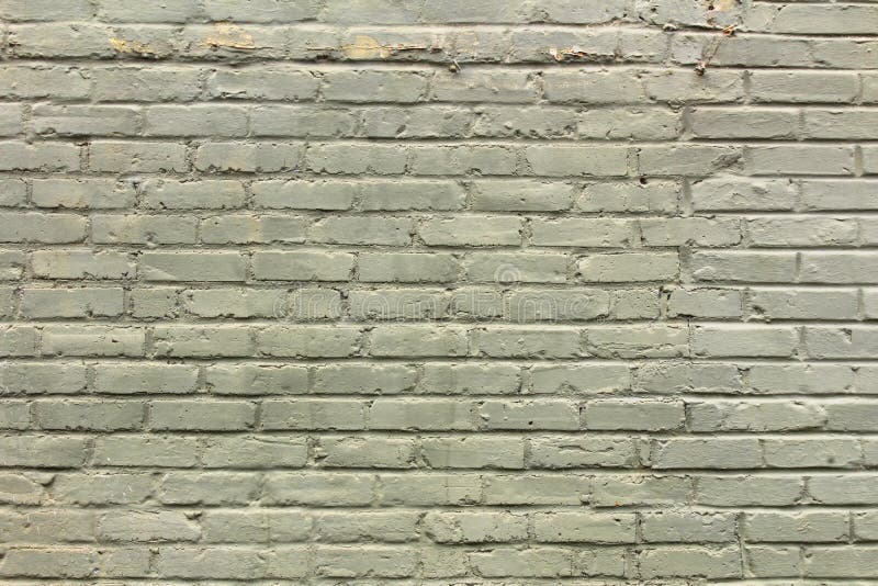 Plain Green Painted Old Brick Wall Texture Background Stock Photo ...