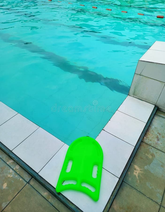 A Plain Green Swimming Float Stock Photo - Image of preserver, relax ...