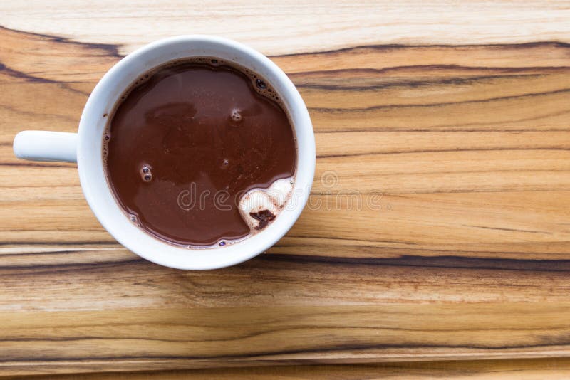 Plain hot cocoa stock image. Image of tropical, wooden - 48149701