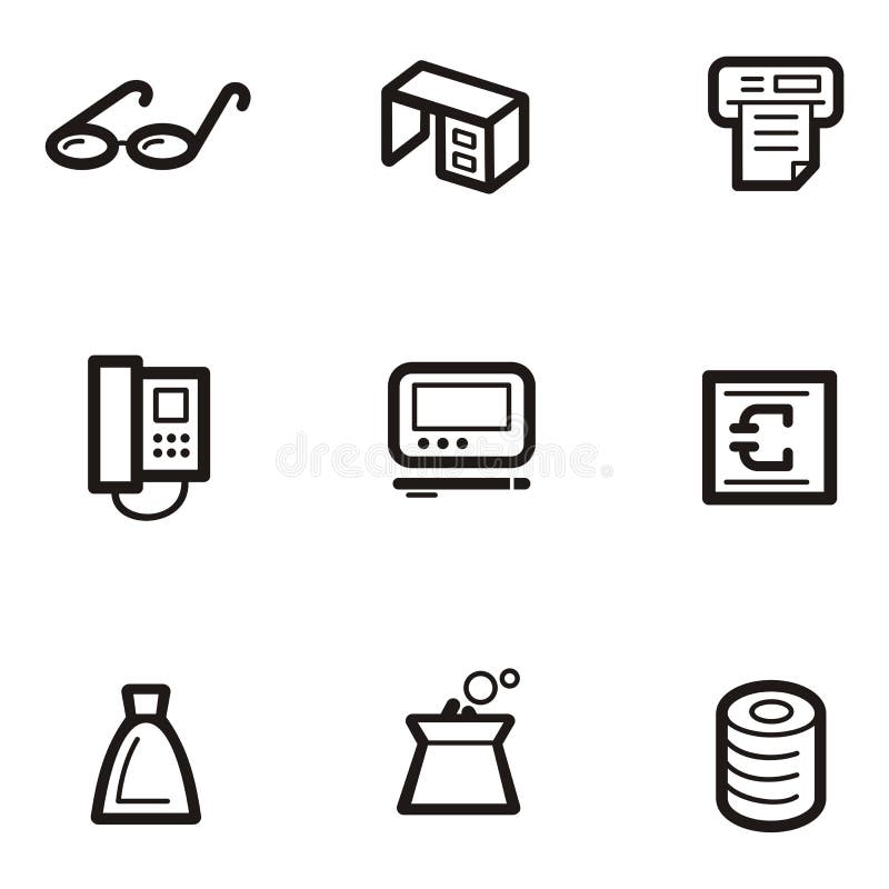 Plain Icon Series - Business Stock Vector - Illustration of estates ...