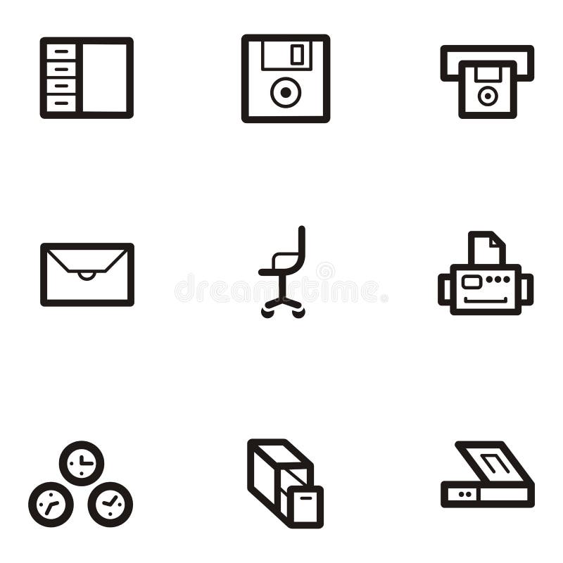 Plain Icon Series - Business Stock Vector - Illustration of symbol ...