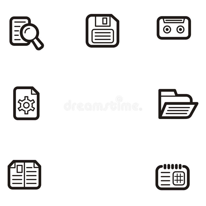 Plain Icon Series - Web stock vector. Illustration of mail - 1960735