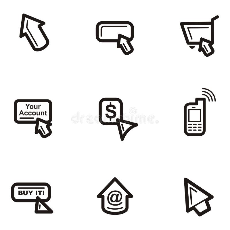 Plain Icon Series - Web stock vector. Illustration of call - 1960765