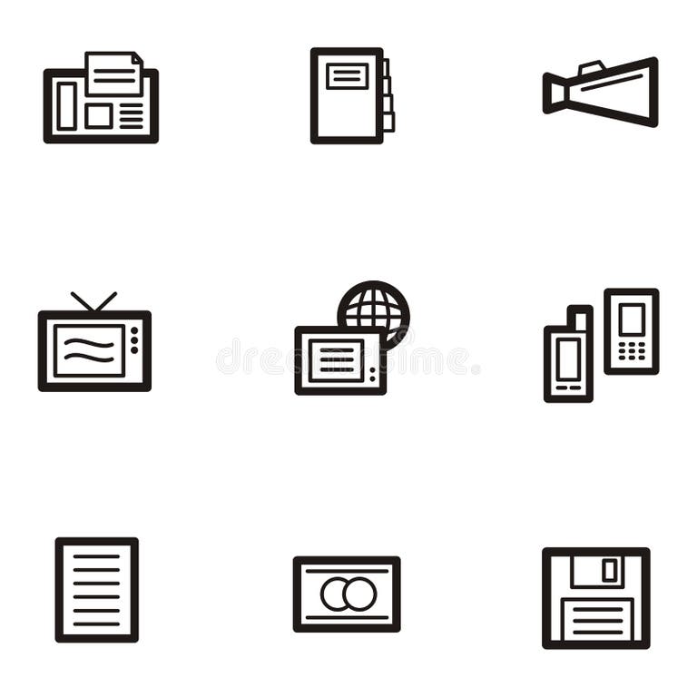 Digital Communications Icons Stock Illustrations – 3,871 Digital ...