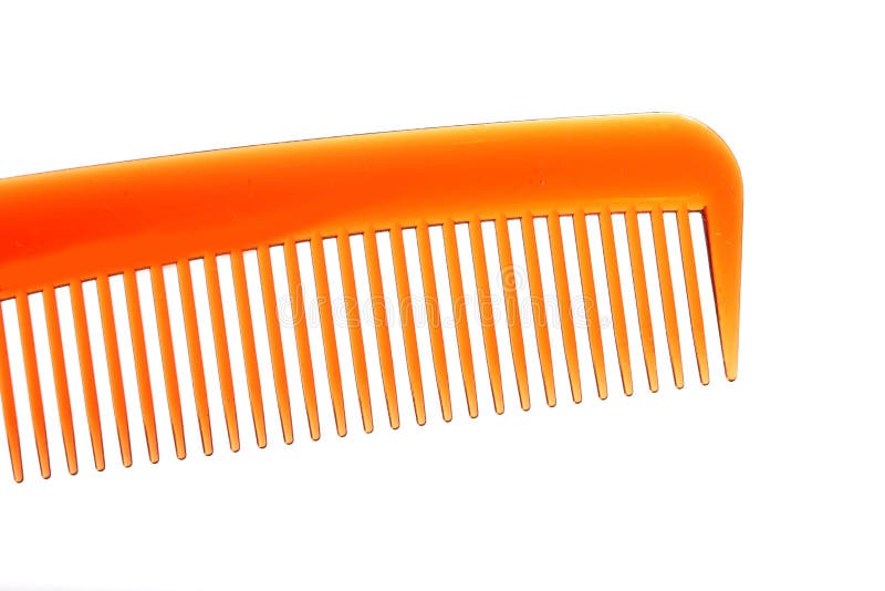 Plain Isolated Plastic Comb Stock Image - Image of clean, isolated ...