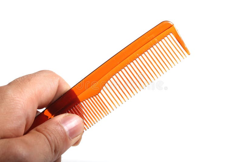 Plain Isolated Plastic Comb Stock Image - Image of fashion, isolated ...