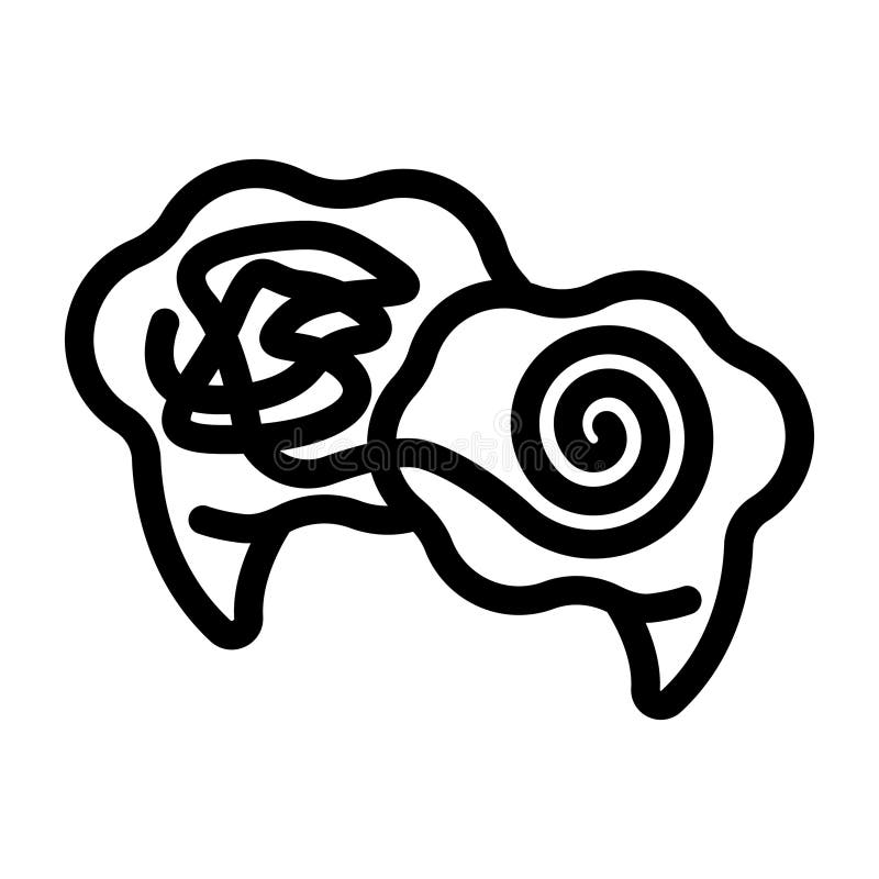 Plain Language Technical Writer Line Icon Vector Illustration Stock ...