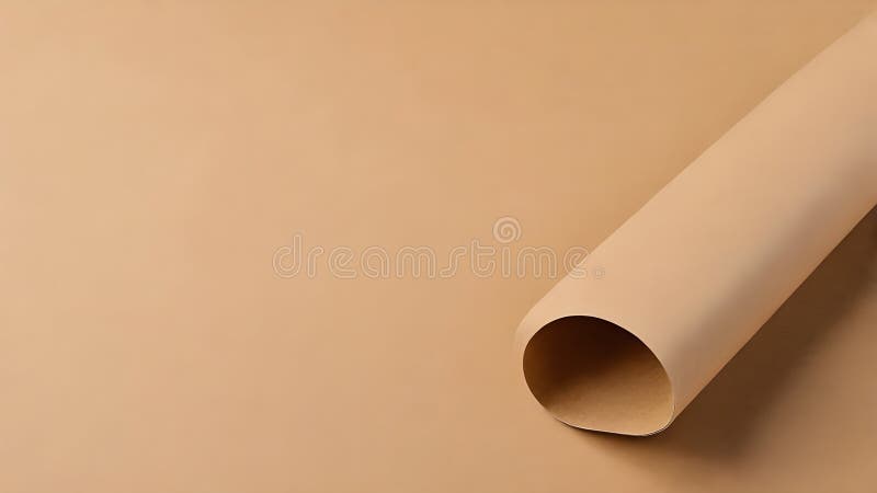 Plain Light Brown Kraft Paper Design with a Clean, Neutral Texture ...