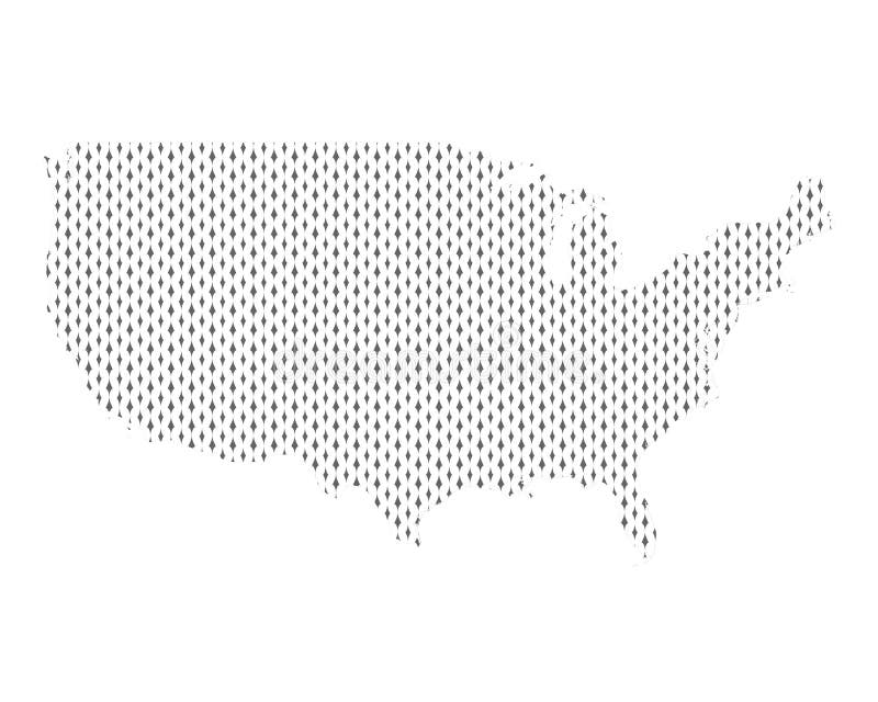 Plain map of the USA stock vector. Illustration of texture - 155898309