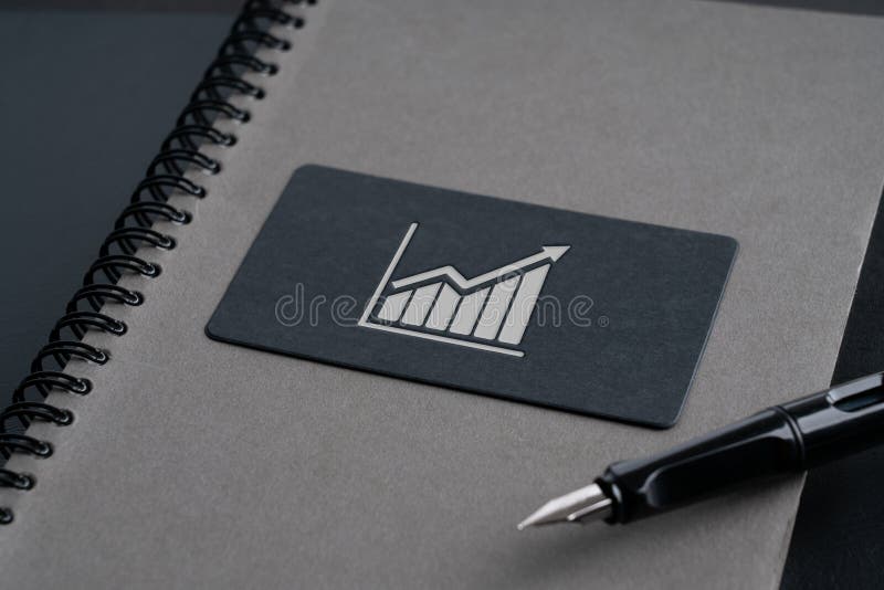 Plain Name Card for Business & Strategy Icon Concept Stock Image ...