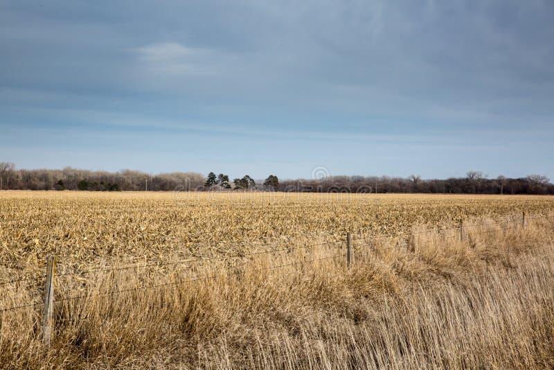 Plain of Nebraska stock photo. Image of harvested, field - 84368790