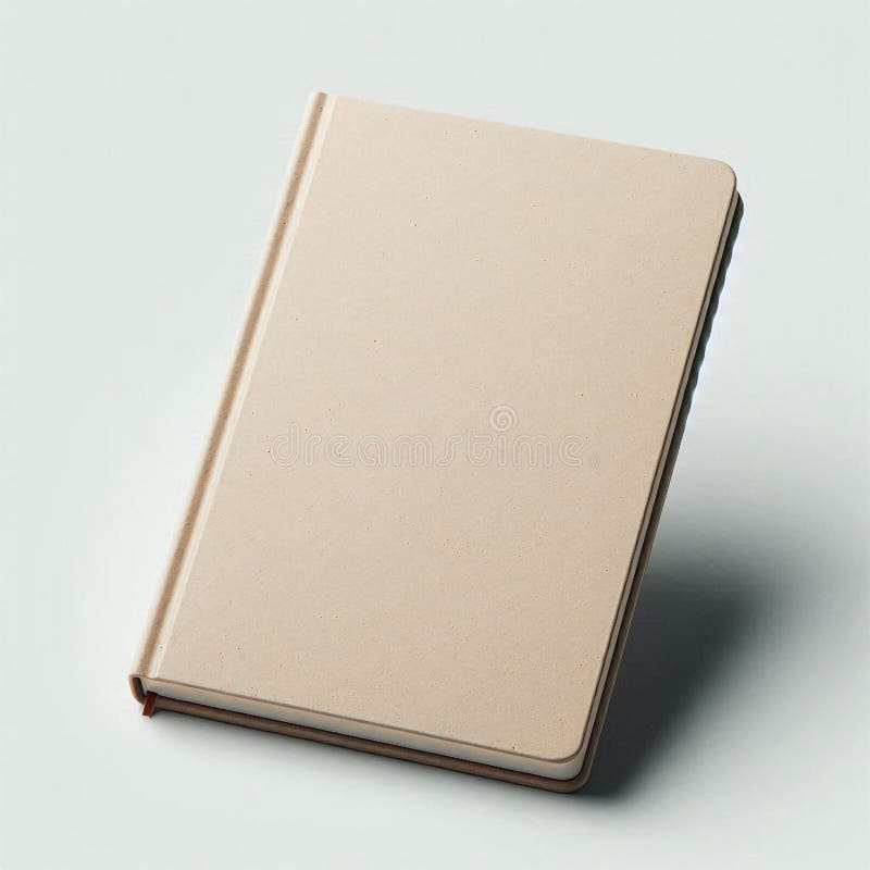 Plain Notebook Mockup stock illustration. Illustration of realistic ...