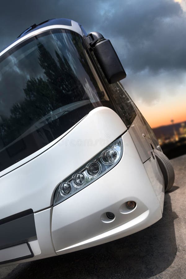 Plain Passenger Bus Light Close Up Stock Image - Image of plain, speed ...