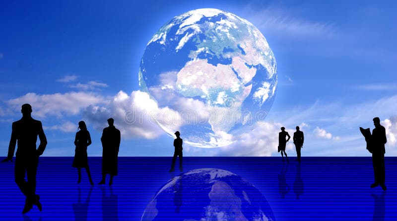 Plain People Team Background. Stock Illustration - Illustration of ...