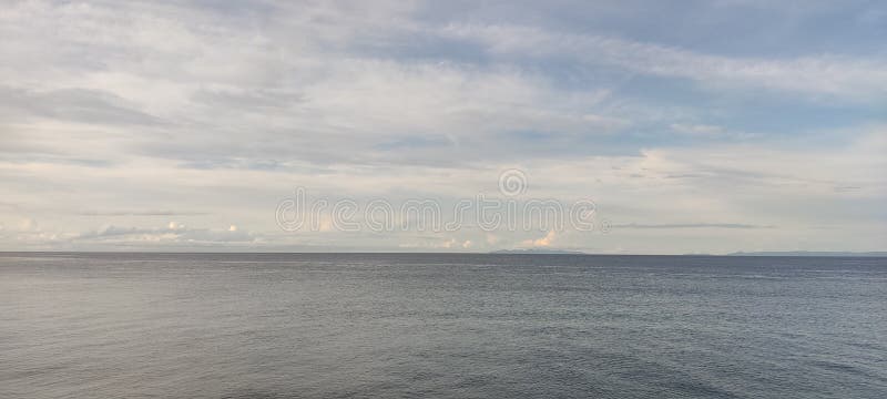 Plain picture of the ocean stock photo. Image of water - 260709820