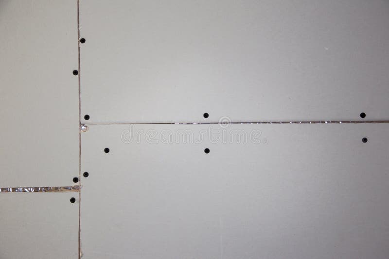 Plain Plasterboard Backdrop Stock Image - Image of indoors, house ...