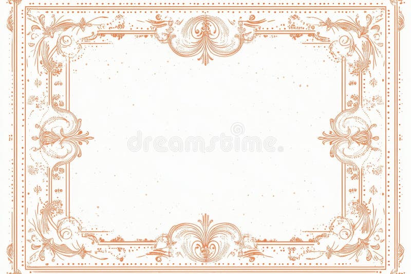A Plain Rectangular Photo or Picture Border with a White Backdrop Stock ...