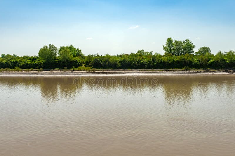 Plain river stock photo. Image of asia, curve, beauty - 91640488