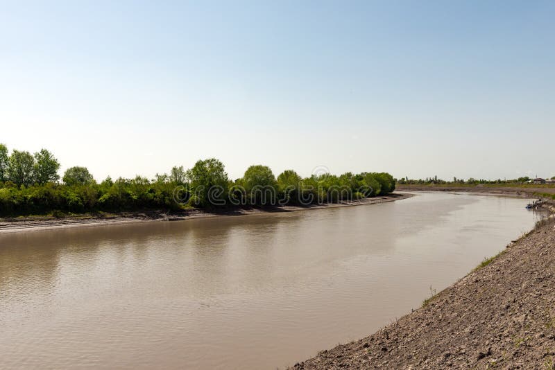 Plain river stock image. Image of outdoor, green, land - 91640549