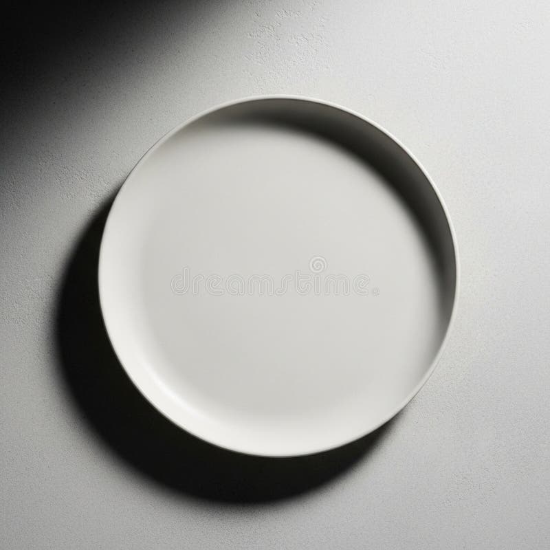 Plain Round White Plate Stock Illustrations – 2,657 Plain Round White ...