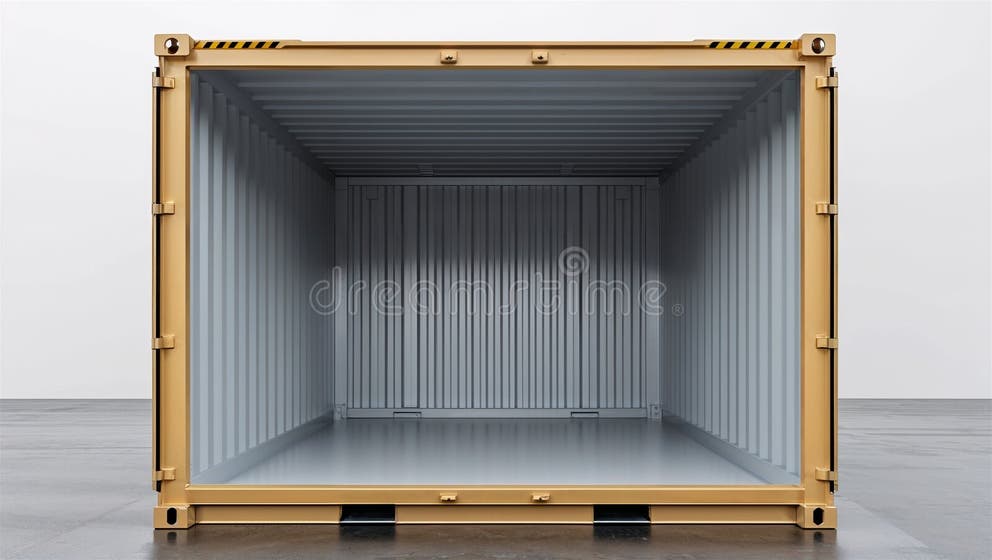 Plain Shipping Container Open-frame Base with No Panels, Metal and ...
