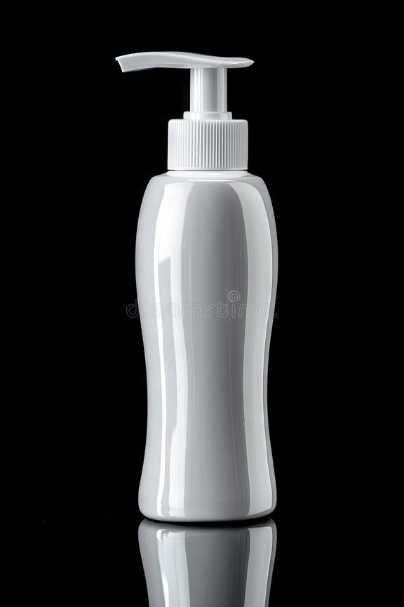 A Plain Soap Dispenser Sits Atop a Table, Appropriate for Utilization ...