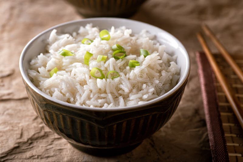Plain White Rice stock photo. Image of oriental, staple - 28077754