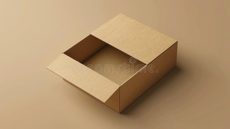 Plain Surface with Cardboard Box, Suitable for Packaging Concept Stock ...