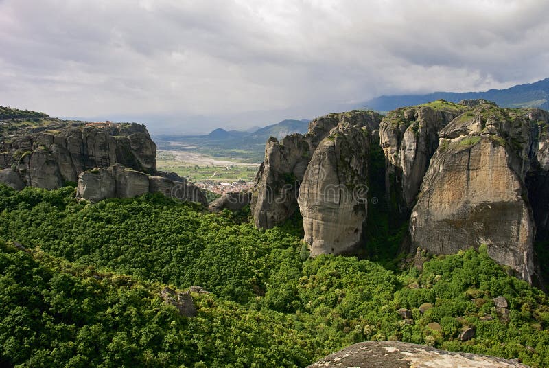 The Plain of Thessaly stock photo. Image of mountain - 19778754