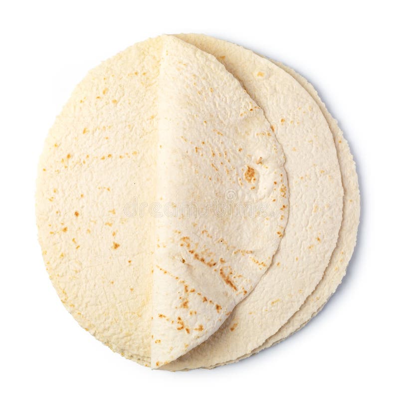 Plain tortilla wrap stock photo. Image of flatbread - 148450402