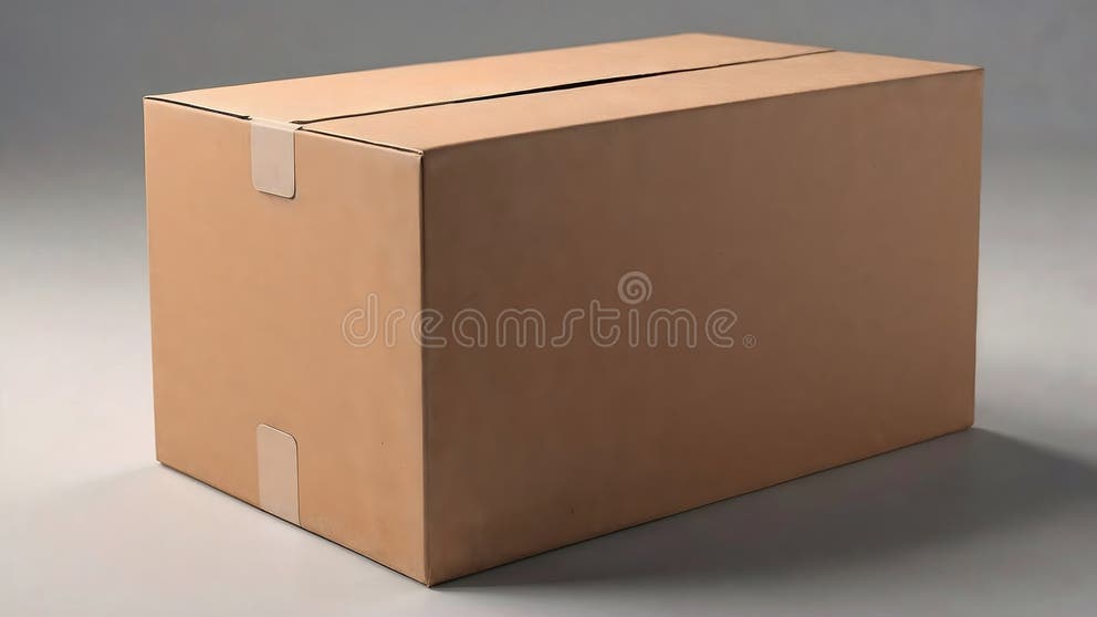 Unopened Brown Cardboard Box Stock Illustrations – 229 Unopened Brown ...
