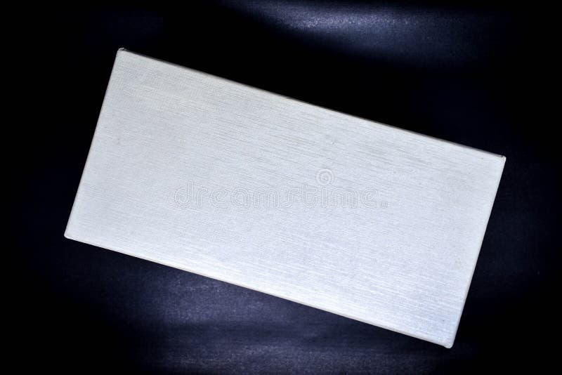 Plain White Packaging Box with a Fabric Texture Ready To Be Used To ...
