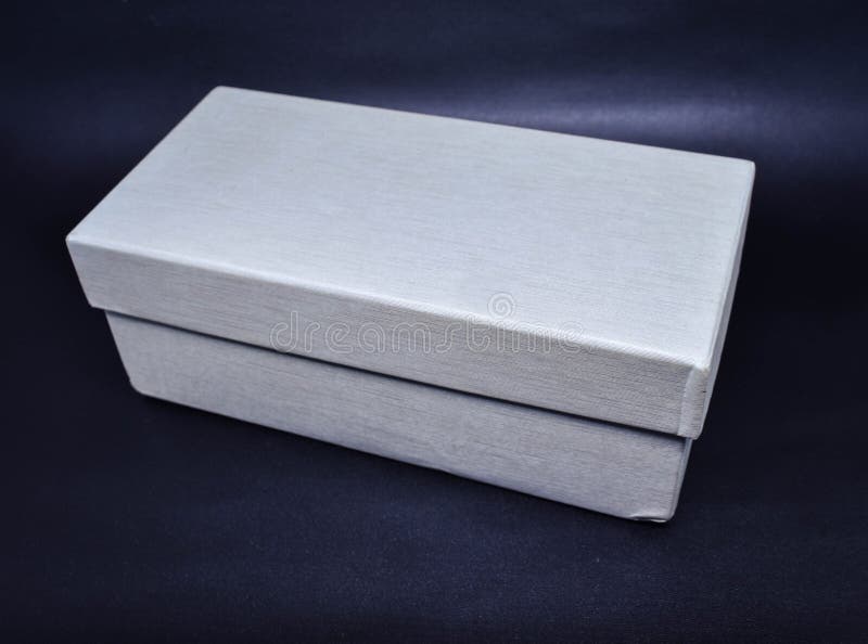 Plain White Packaging Box with a Fabric Texture Ready To Be Used To ...