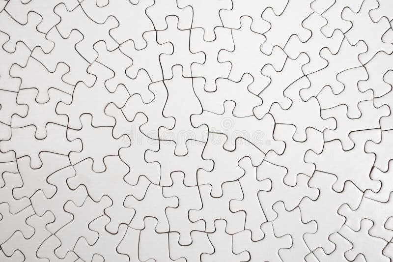Plain White Radial Jigsaw Puzzle Solved, Abstract Texture Close Up ...
