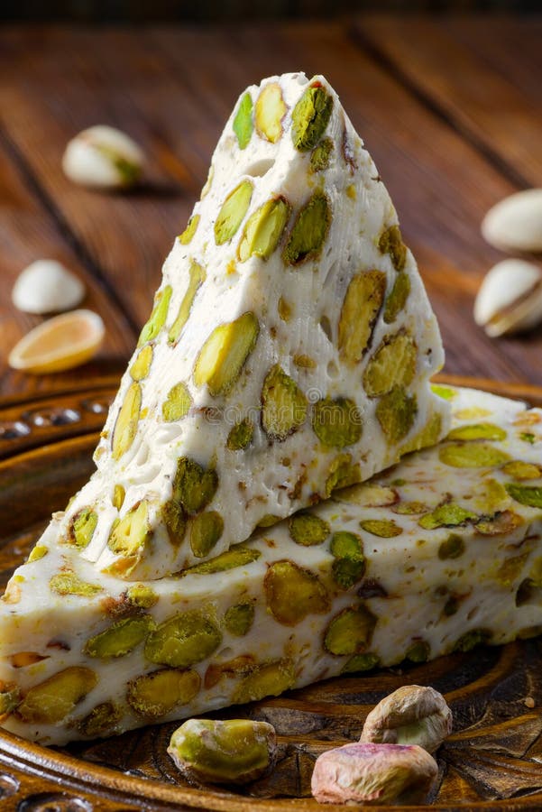 Dessert De Plaisir Turc De Pistache Photo stock - Image du sélecteur ...