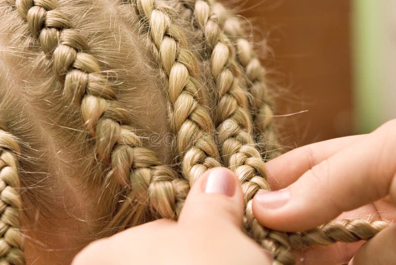 Plait braid stock image. Image of macro, female, braids - 23554781