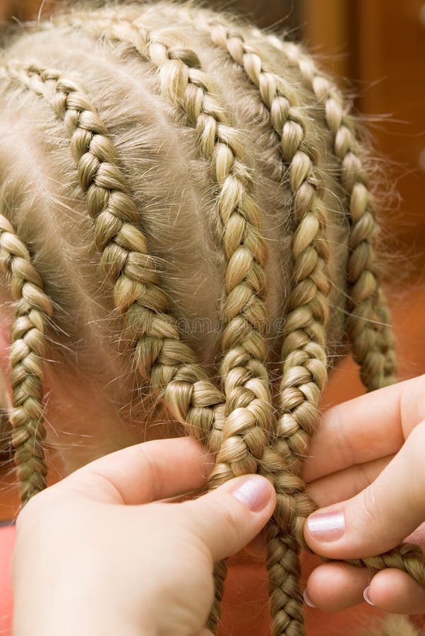 Plait braid stock image. Image of macro, female, braids - 23554781