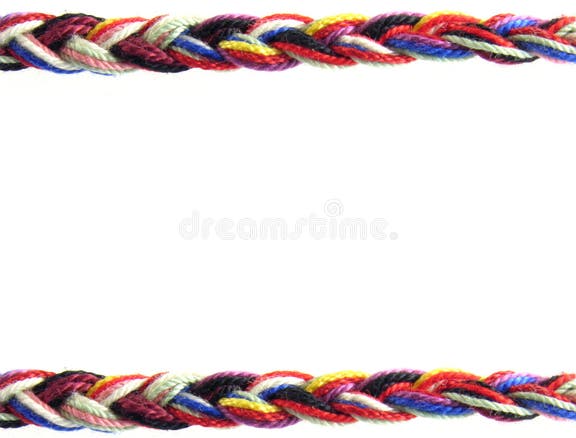 Plait of wool stock image. Image of macro, braid, colour - 9224275