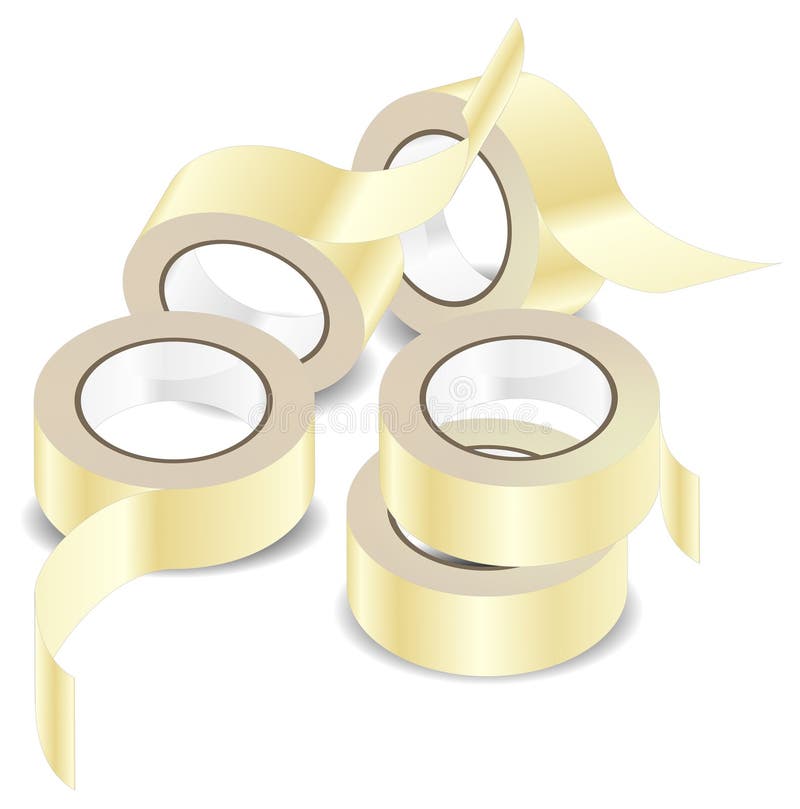 De Plakband Vulde Overzichtspictogram Vector Illustratie - Illustration ...