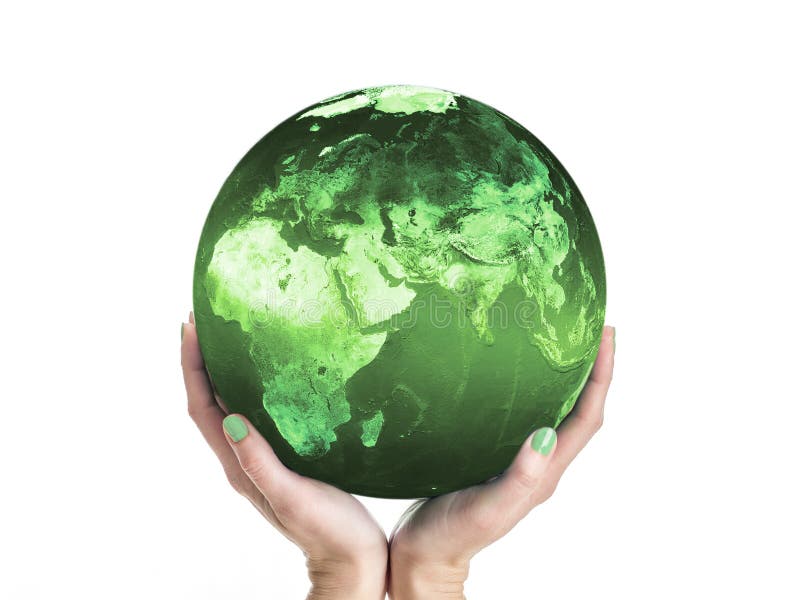 Planète verte de la terre image stock. Image du planète - 68289263