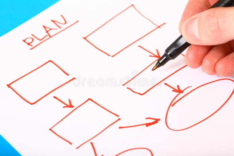 Plan stock afbeelding. Image of bureau, vrouw, werk, gegevens - 12021221