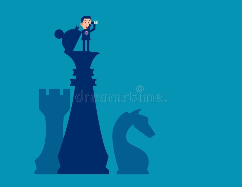 Plan Ahead To Win Business Competition. Success Strategy Stock Vector ...